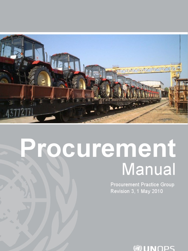 Procurement Manual Rev3 1-May-2010 | PDF | Request For Proposal ...