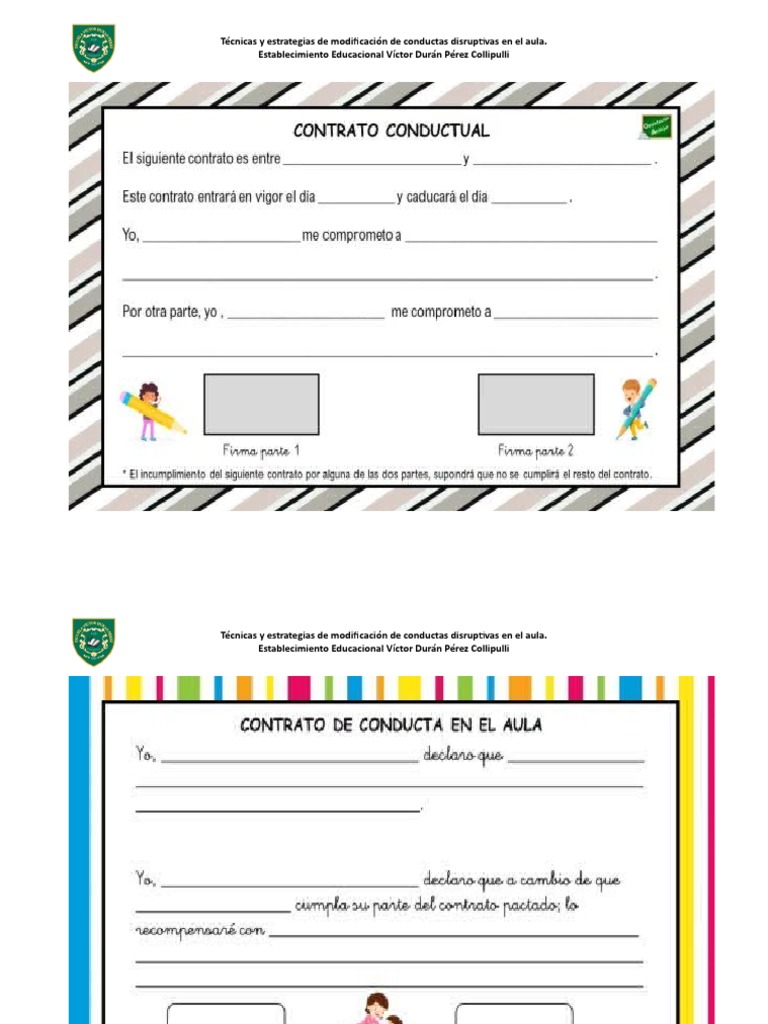 Contrato Conductual | PDF