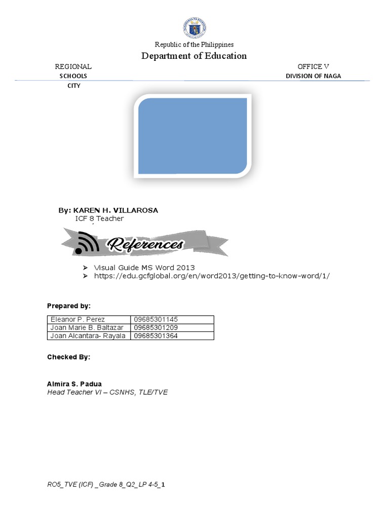 Quarter 2 Module 4 5.2 ICF Continuation Practice Task | PDF