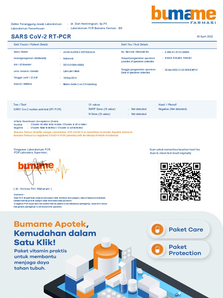 Hasil PCR John | PDF