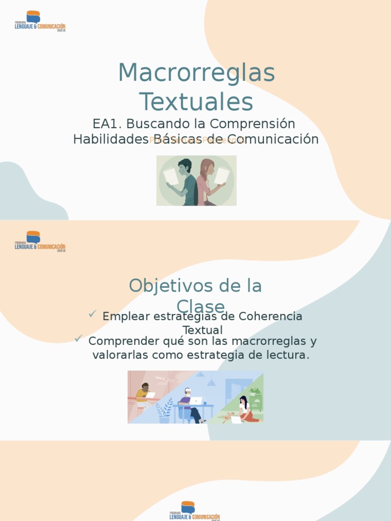 Macrorreglas Textuales en Comunicación | PDF | Cambio climático ...