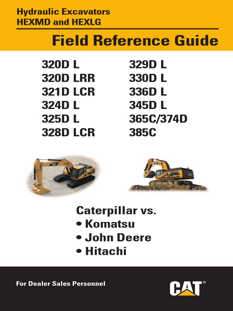 Field Reference Guide: 320D L 329D L 320D LRR 330D L 321D LCR 336D L ...