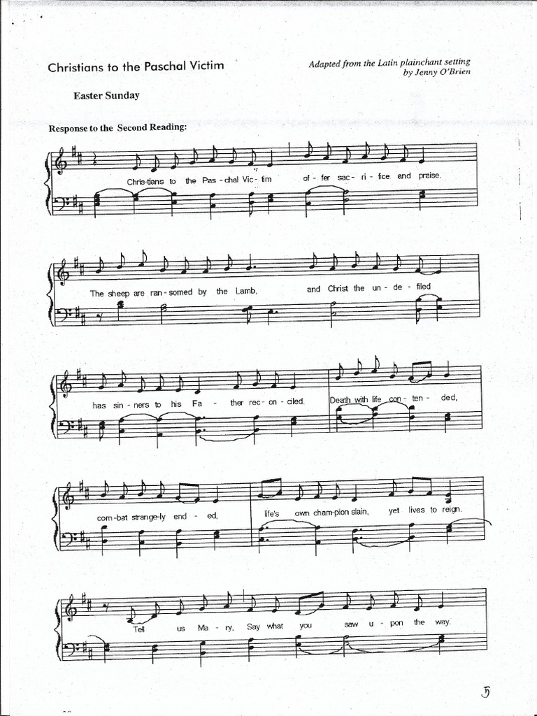 Easter Sequence | PDF