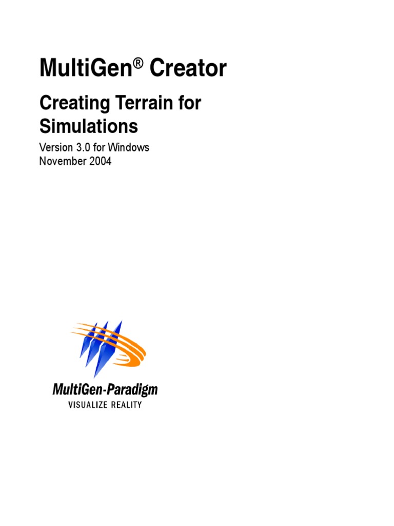 Multigen Creator: Creating Terrain For Simulations | PDF | Texture Mapping | Latitude