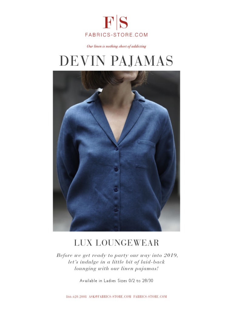 Devin Pajamas: Lux Loungewear | PDF
