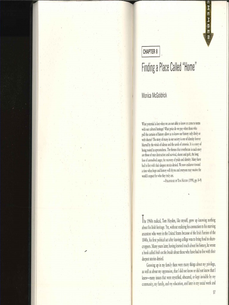 Chapter 8 Finding A Place Called Home | PDF