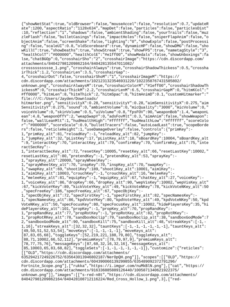 Krunker Settings 3 | PDF