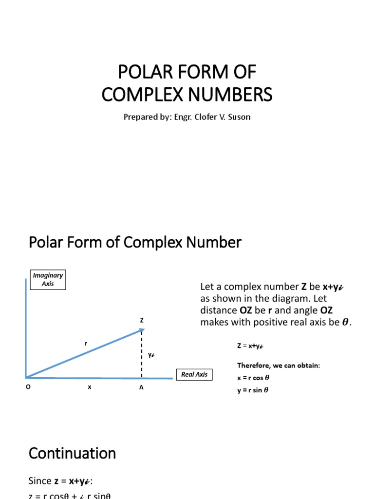 Polar | PDF | Complex Number | Mathematical Concepts