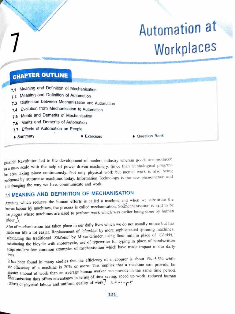 Workplaces: Automation at | PDF | Automation | Mechanization