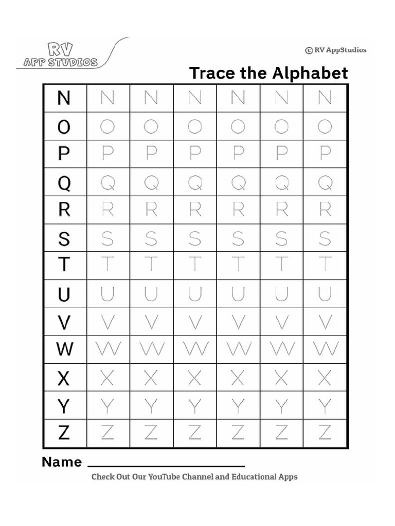 121 Free Printable Worksheets For Kids Practice Alphabet Tracing Capital Letters 2 Practice ...