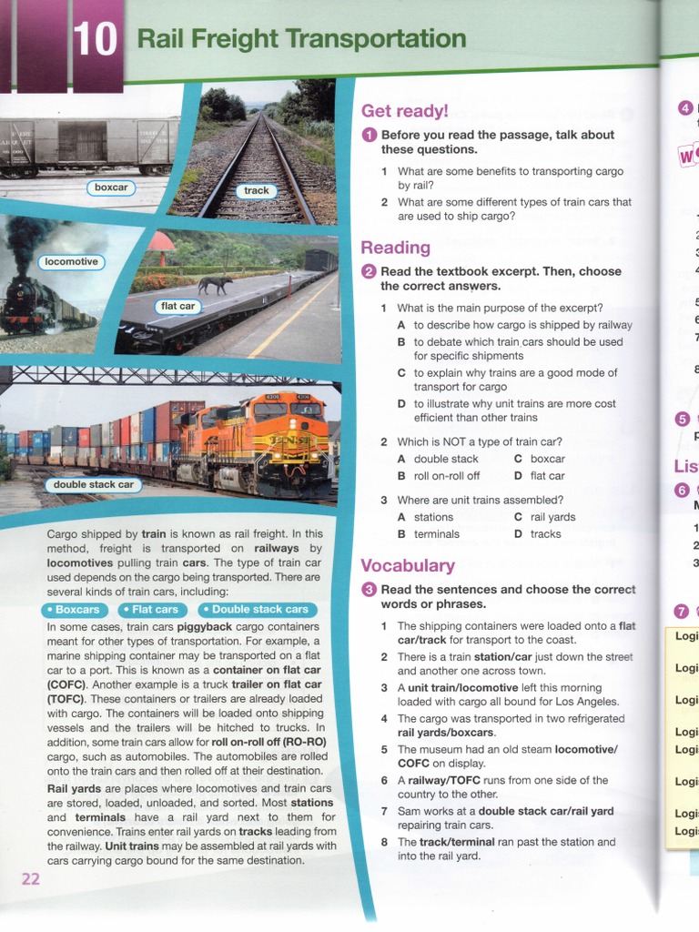 Logistics - Book 3 - Unit 10 | PDF