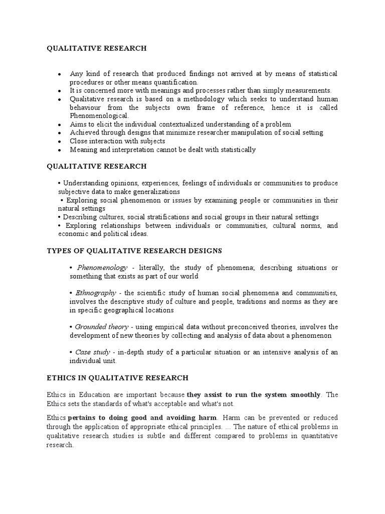 Ethics | PDF | Qualitative Research | Informed Consent