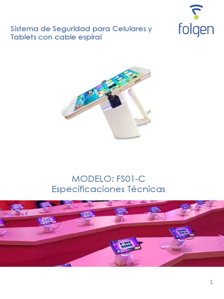Specifications: Modelo: Fs01-C Especificaciones Técnicas | PDF