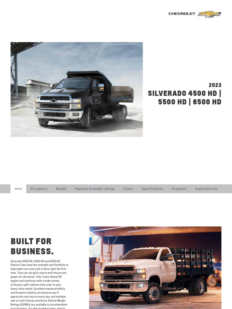 Silverado 4500-5500 | PDF | Chevrolet Silverado | Truck