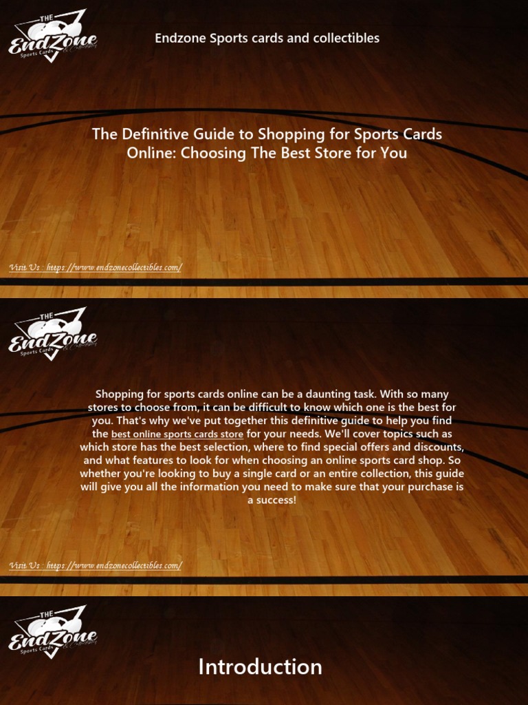 The Best Online Sports Cards Store | PDF | Online Shopping | Communication