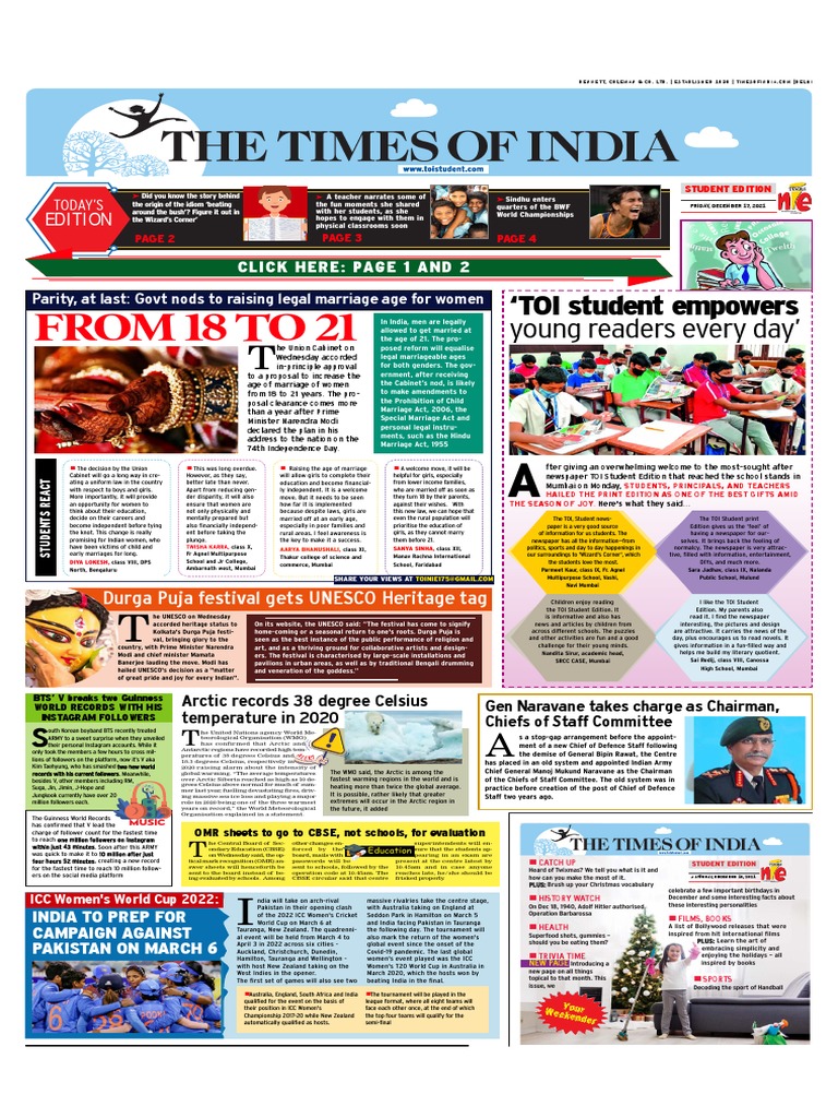 Times NIE Web Ed DEC 17 | PDF