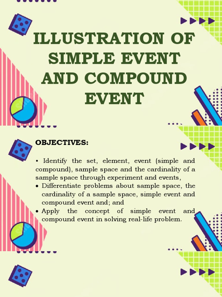 Illustration of Simple Event and Compound Event | PDF