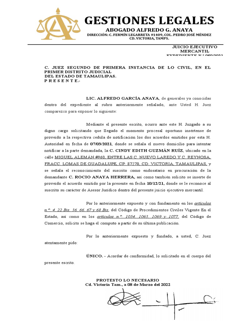 Inserte de Probeido EXP.059-2021 | PDF