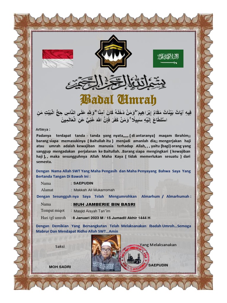 PDF Badal Umrah | PDF