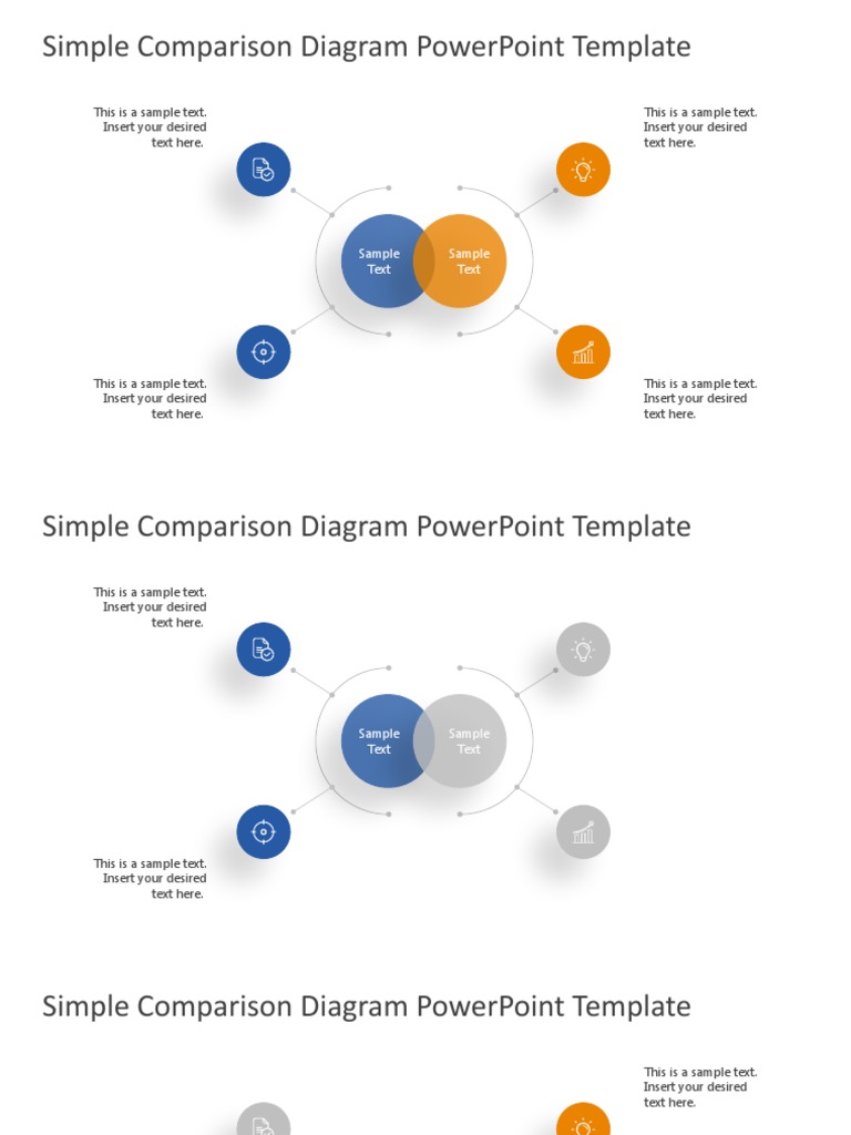 Comparison Diagram PPT Template | PDF | Computing