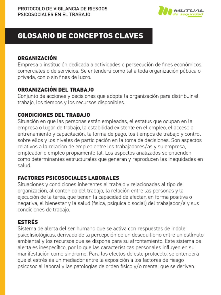 glosario_de_conceptos_claves | PDF | Estrés (biología)