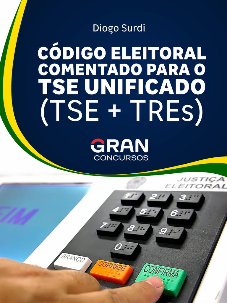 E Book Codigo Eleitoral Comentado para o Tse Unificado Tse Tres | PDF ...