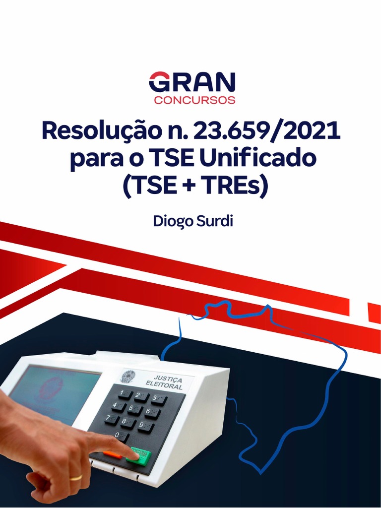 E Book Resolucao 23 659 2021 para o Tse Unificado Tse Tres | PDF ...