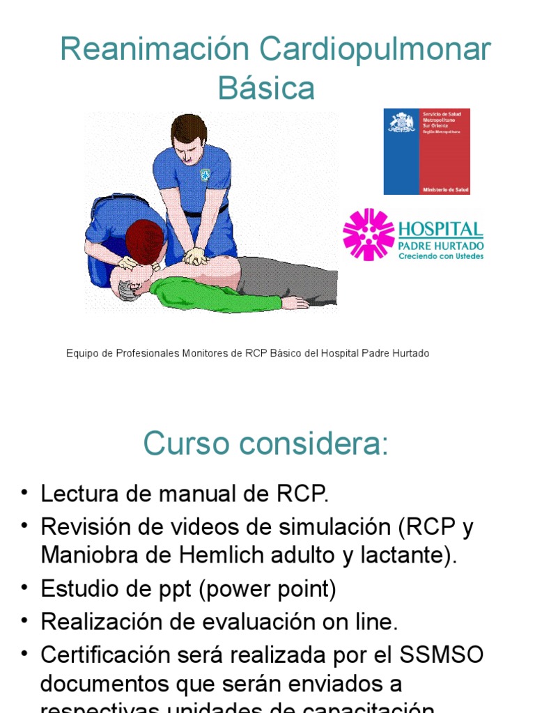 Reanimacion Cardiopulmonar Basico 2020 Ssmso | PDF | Reanimación ...
