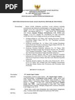 Contoh SK Pengesahan Akta Pendirian PT. DUM | PDF