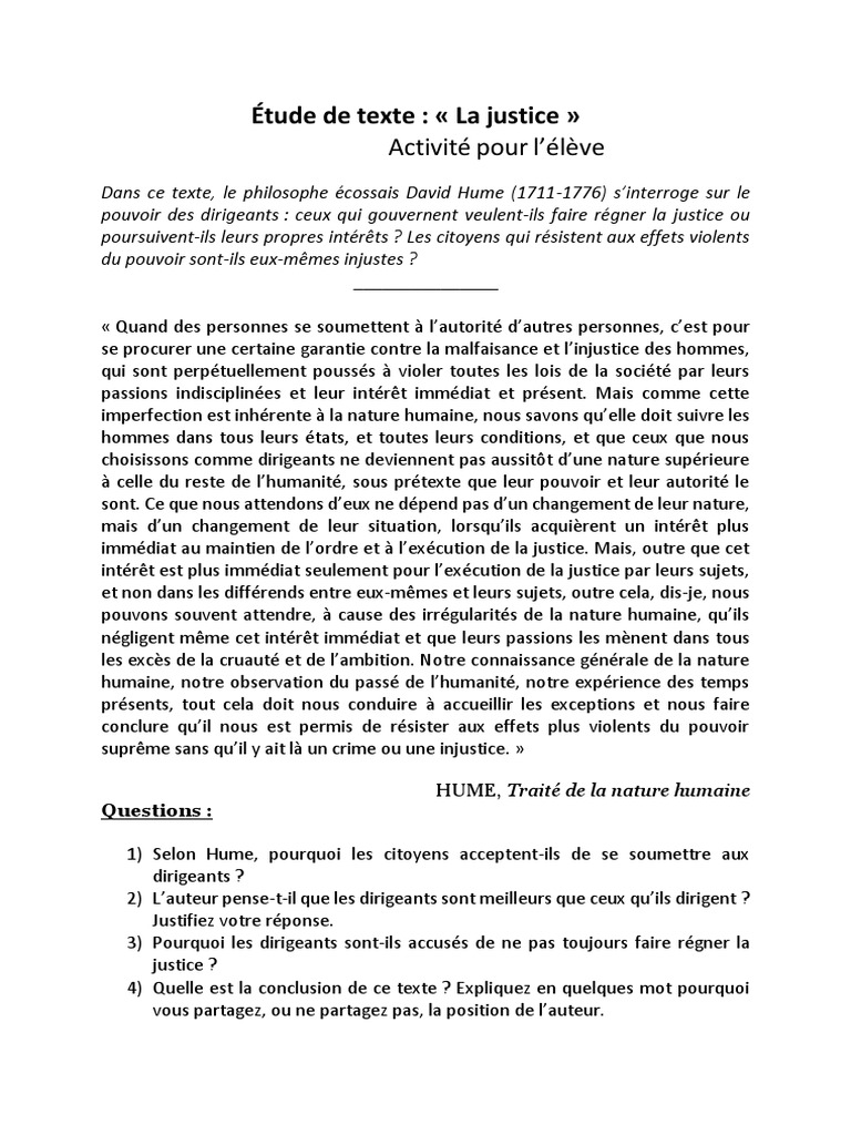 Texte Justice | PDF | Justice | Crime et violence