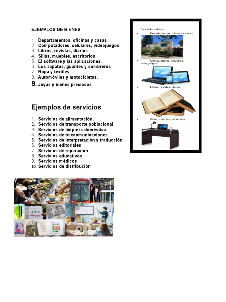 Bienes y Servicios | PDF