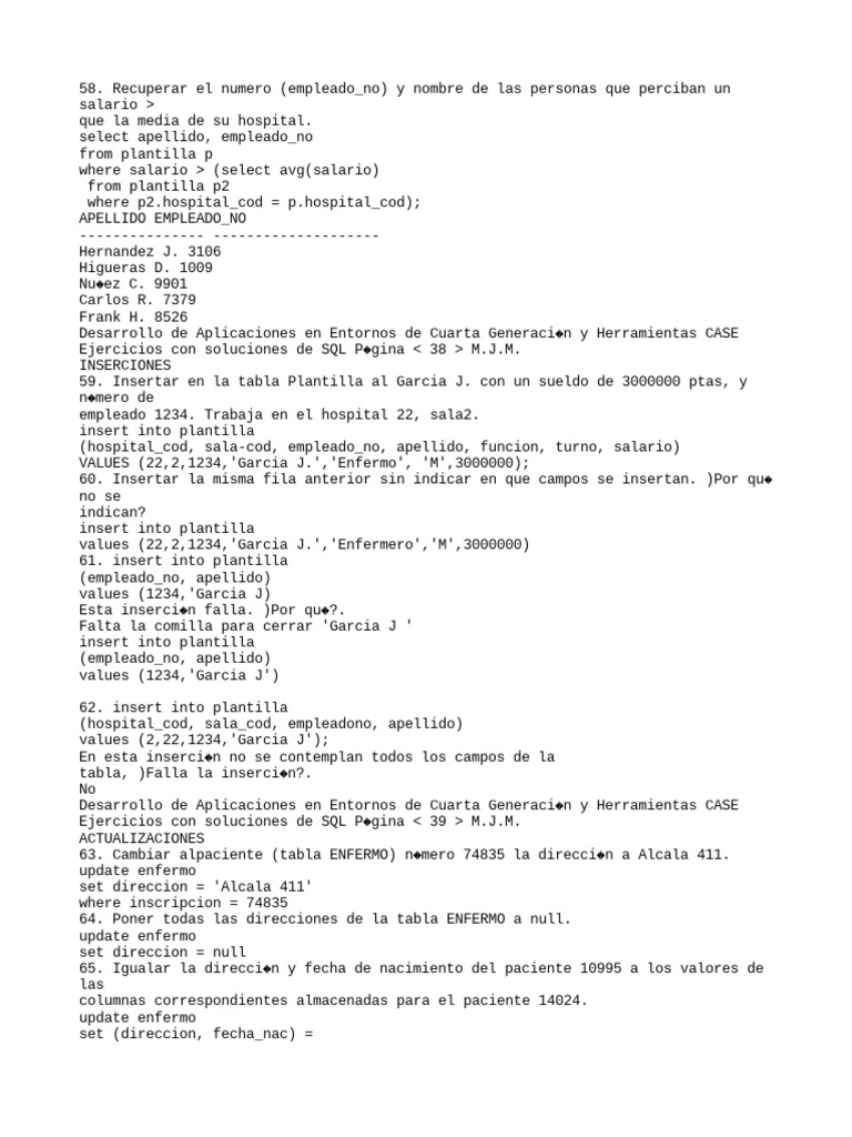 PRACTICA | PDF | SQL | Ingeniería de software