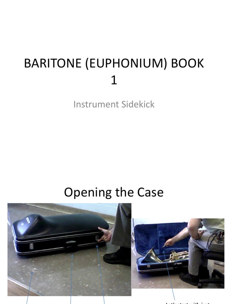 Baritone (Euphonium) Book 1: Instrument Sidekick | PDF | Musical ...