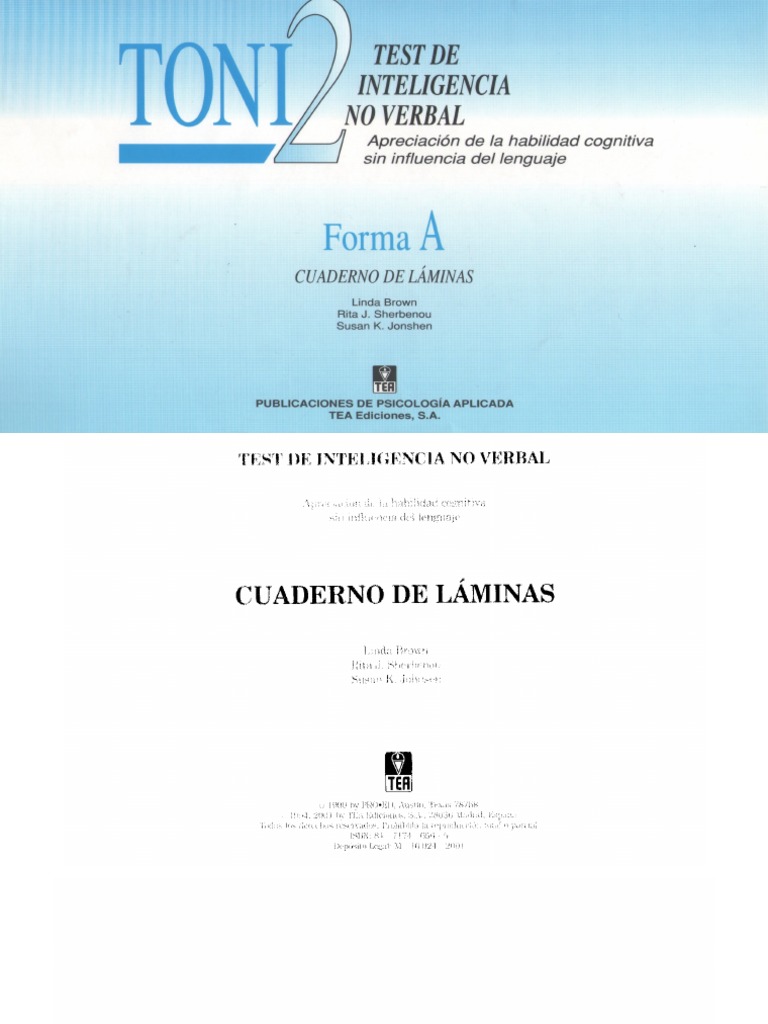 TONI2 - Forma A | PDF