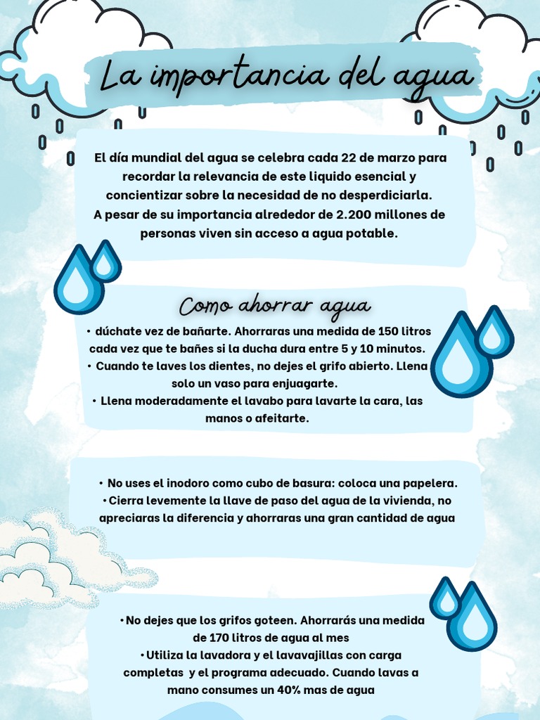 Día Mundial Del Agua | PDF