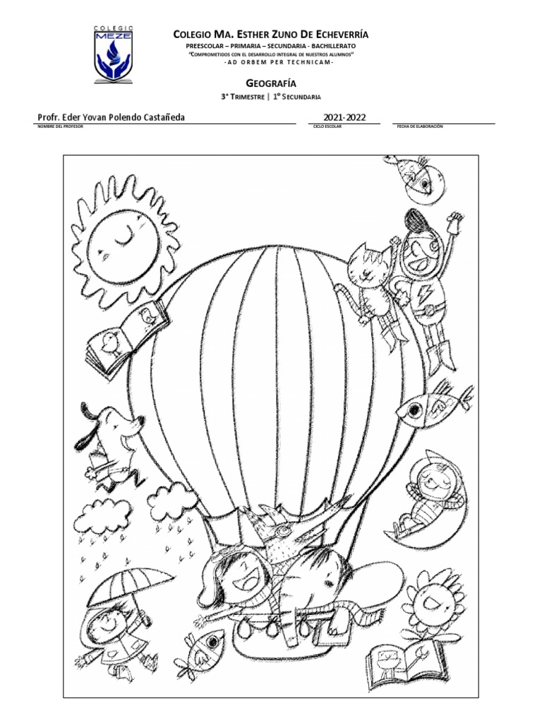 Cuadernillo 1ro. Secundaria Geografía Junio | PDF | Entorno natural | Sustentabilidad