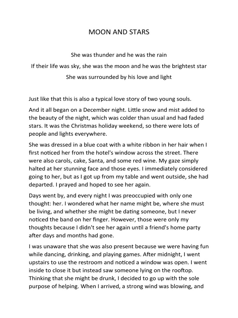 Moon and Stars | PDF