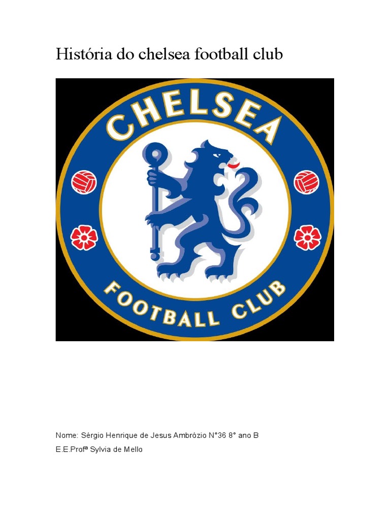 História Do Chelsea | PDF | Chelsea Football Club | Clubes esportivos