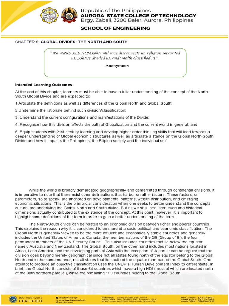 Ge 3 | PDF | Third World | Developing Country