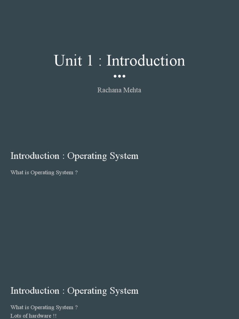Unit1 RM MOS | PDF | Operating System | Android (Operating System) Unit1 RM MOS | PDF | Operating System | Android (Operating System)