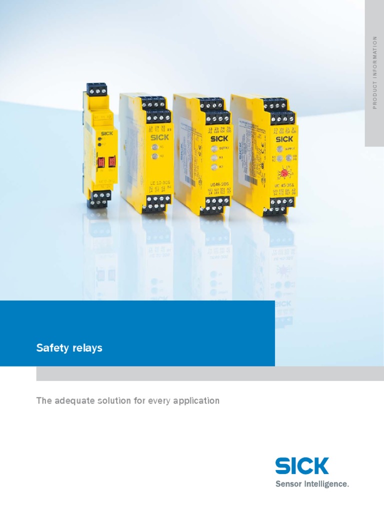 UE Safety Relays EN | PDF | Relay | Alternating Current