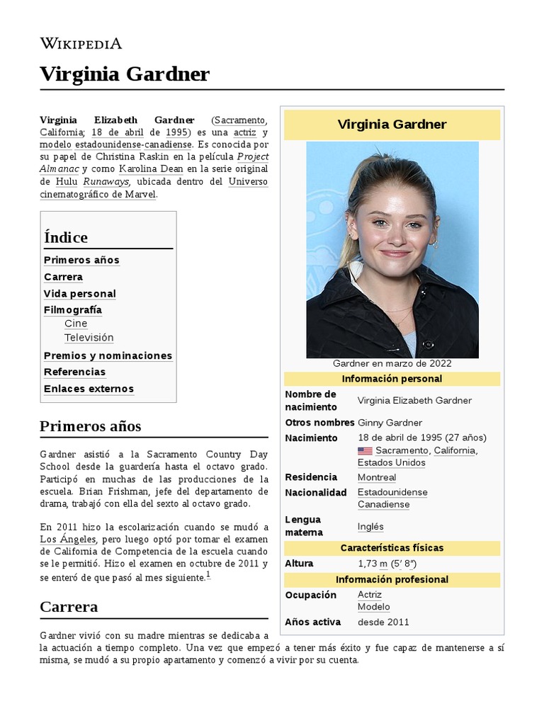 Virginia Gardner | PDF