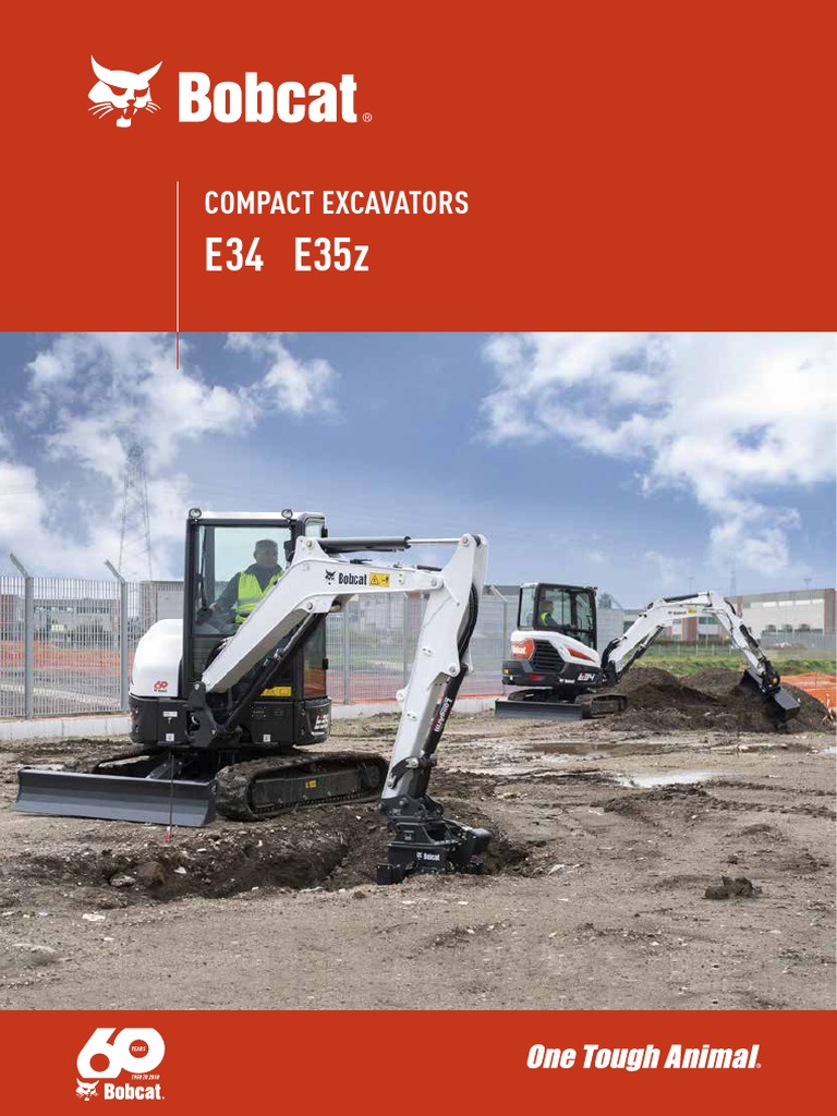 Bobcat E34 - E35Z Brochure - Adare Machinery | PDF | Elevator | Truck