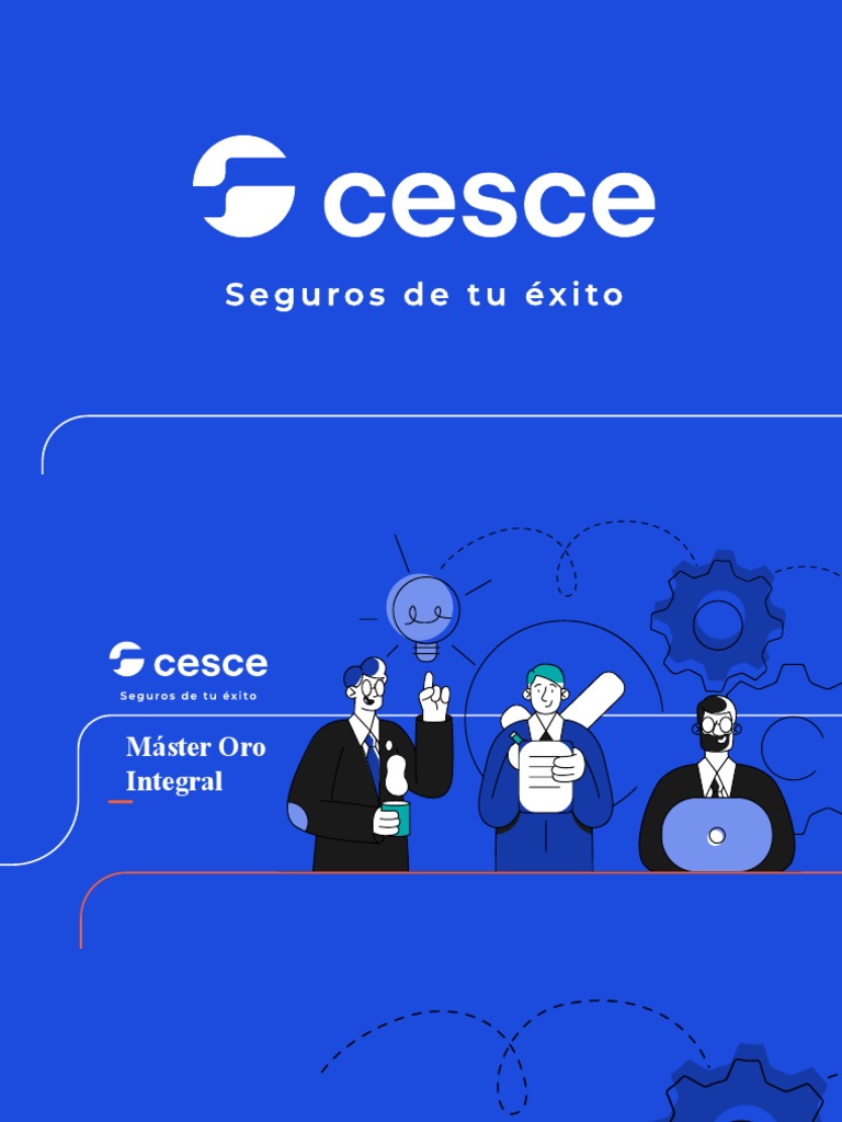 CESCE - Presentación Seguro de Crédito - Máster Oro Integral | PDF ...