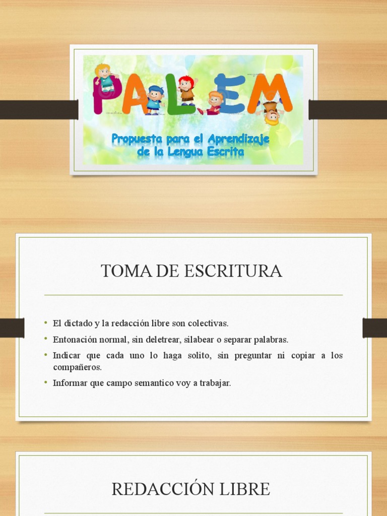PALEM | PDF | Palabra | Sílaba