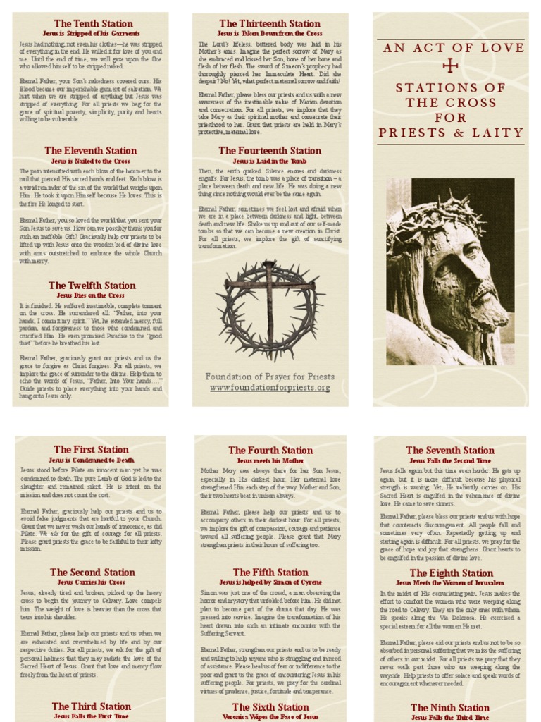 Stations Priests&Laity | PDF | Jesus | Divine Grace