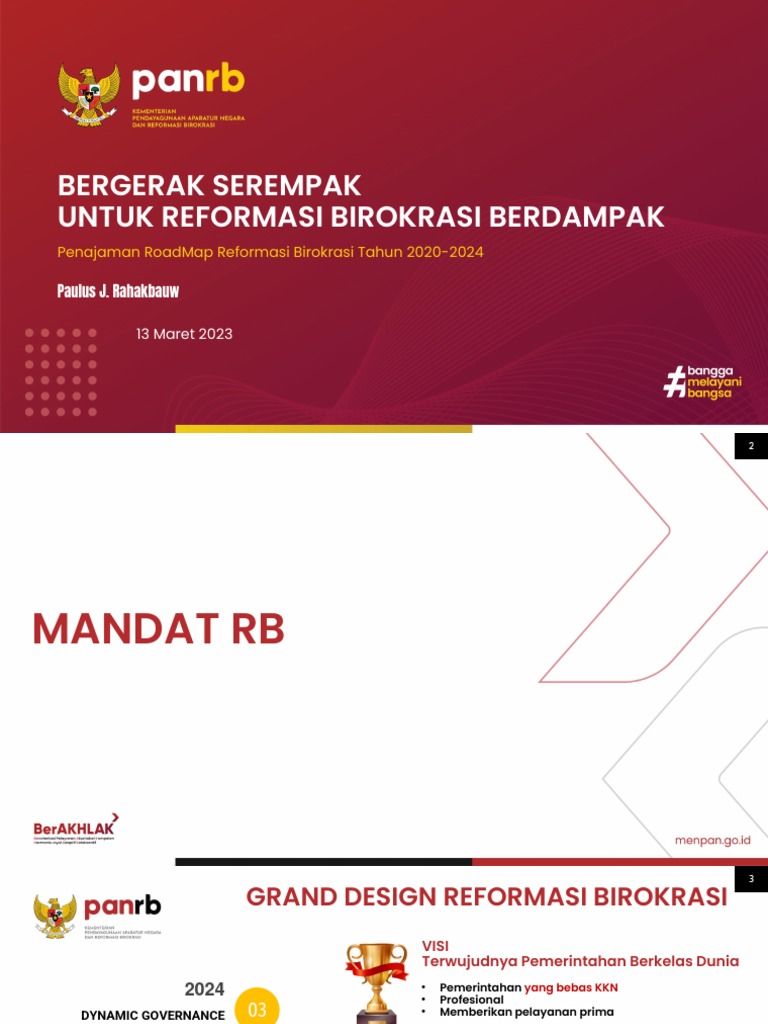 Bahan Narsum Penajaman Roadmap RB - BPS - 13032023 | PDF