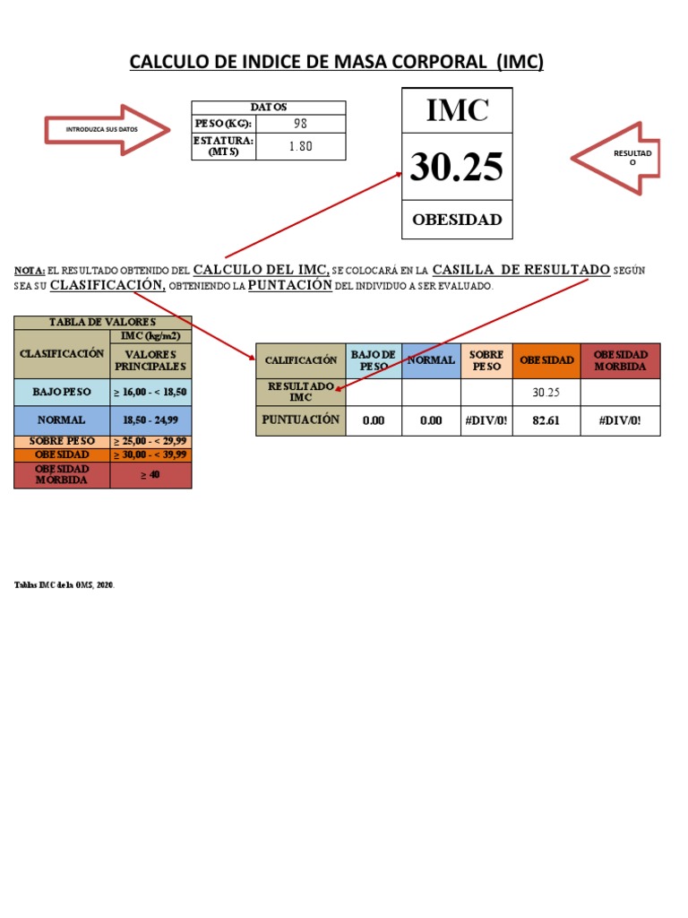 Calculo IMC | PDF