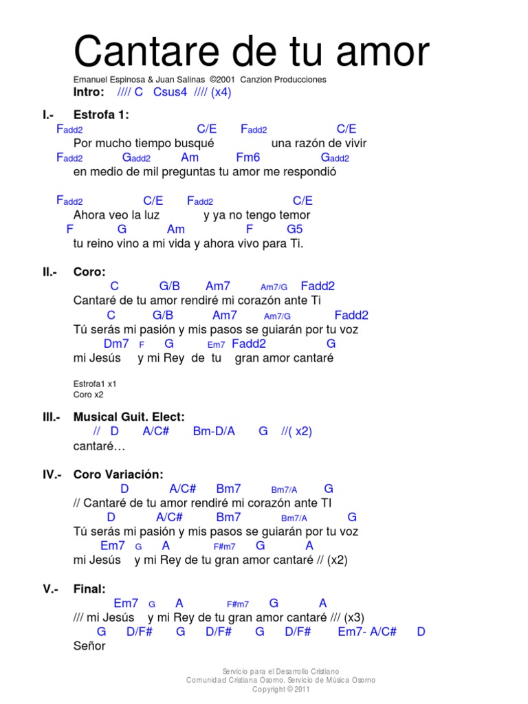 252.cantare de Tu Amor | PDF