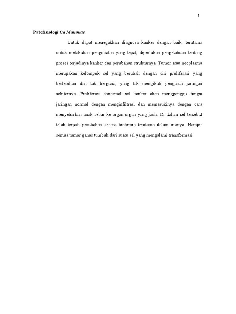 Patof Dan Pathflow Ca Mammae | PDF